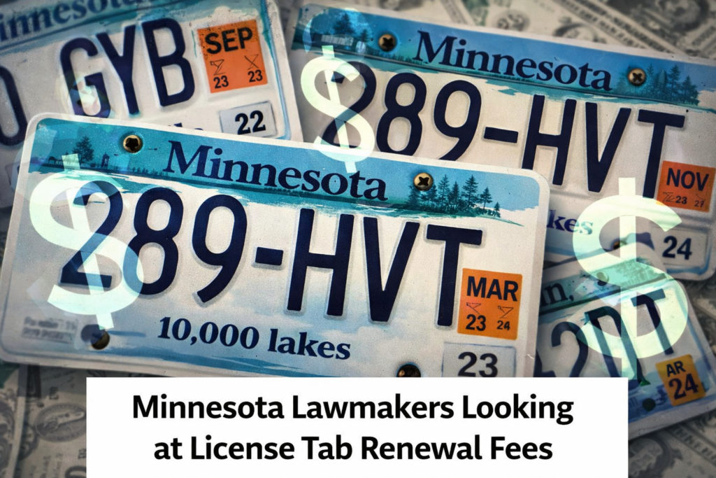 Minnesota Lawmakers Address Tab Renewal Fees - KQ92